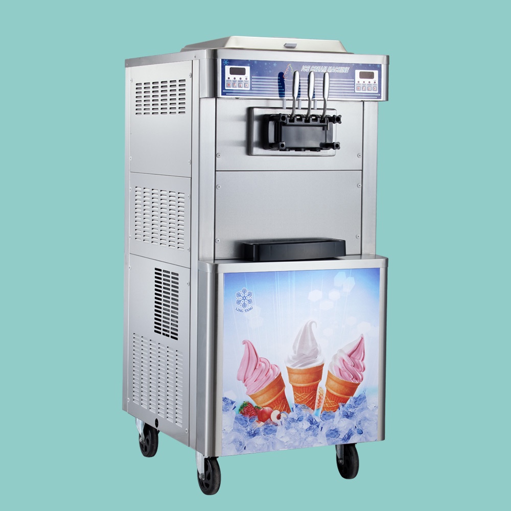 Commercial Twin Twist Soft Serve Freezer